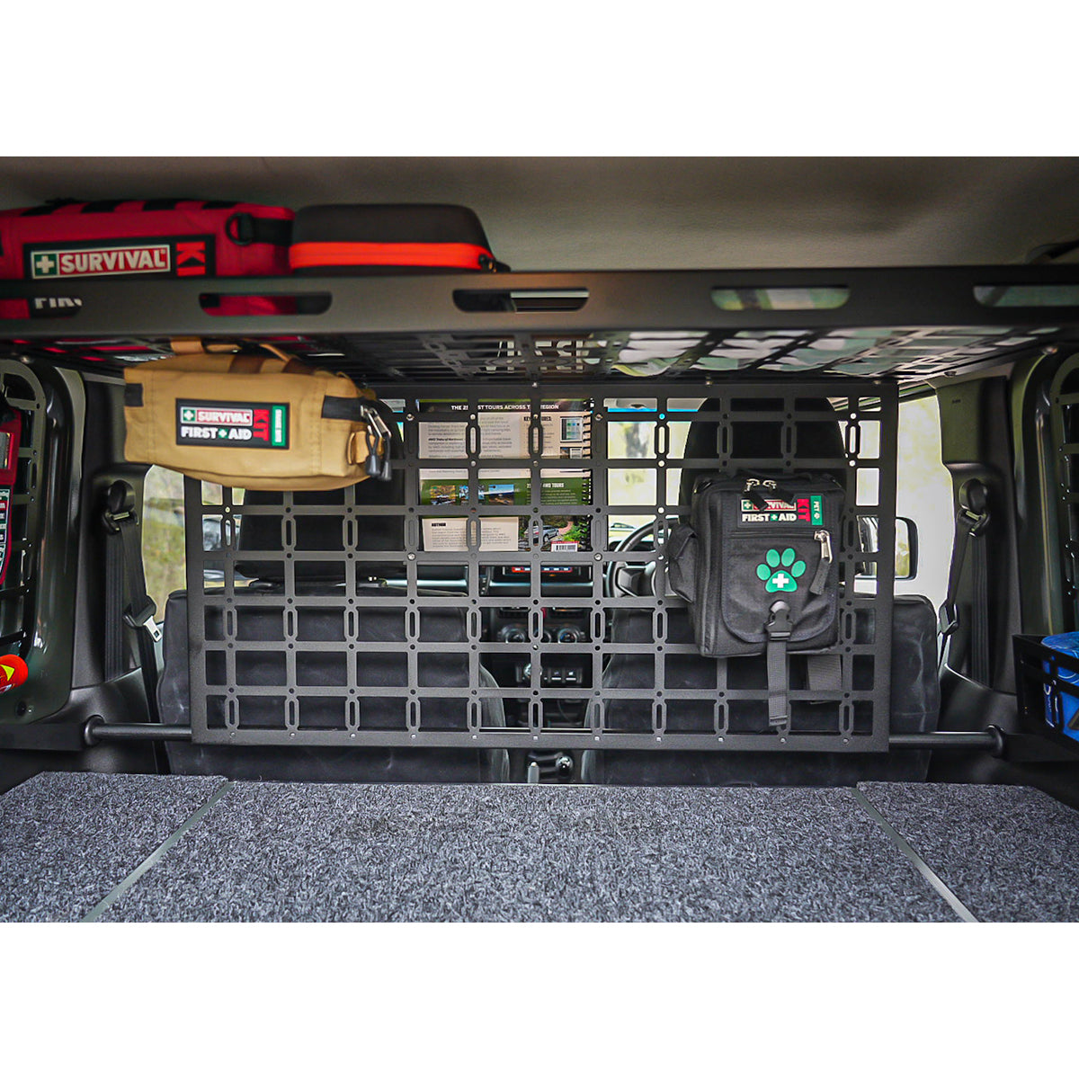 TLR Luggage Divider - Behind Front Seats (JB74W) – Mega Jimny PTY LTD