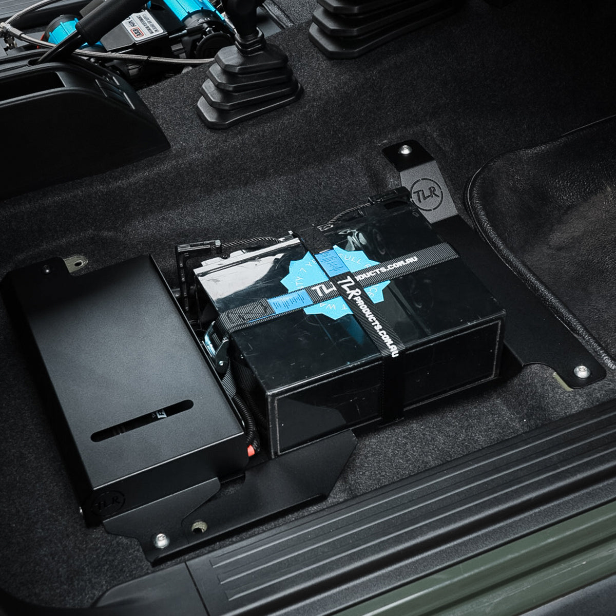 TLR Slimline Under-Seat Battery Tray (JB74/JC74 Jimny) – Mega Jimny PTY LTD
