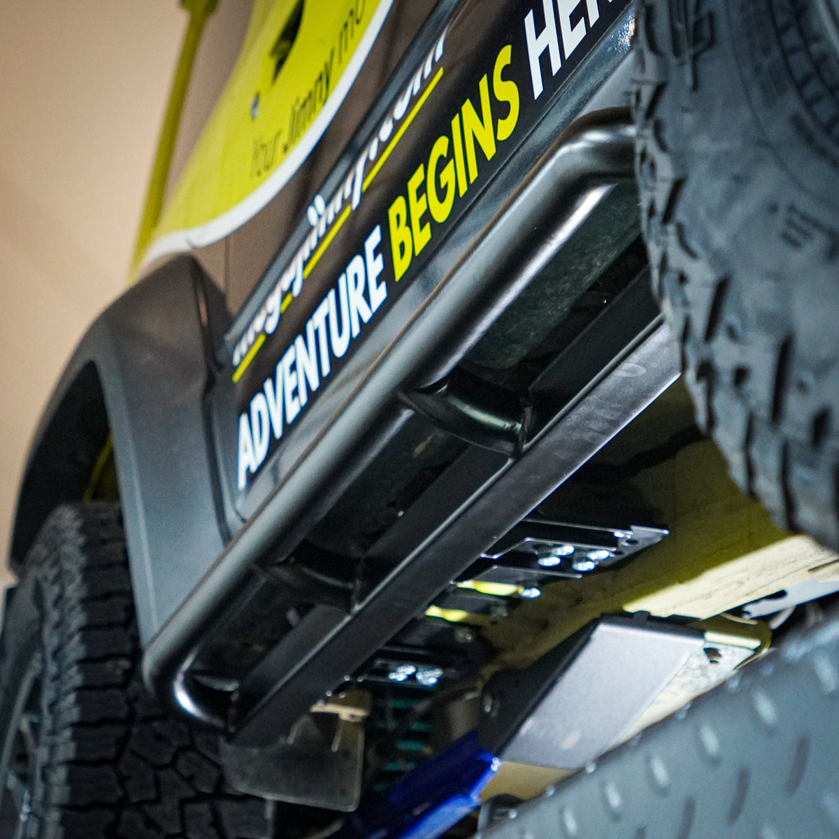 MG-X Adjustable Rock Sliders (JB74 Jimny) – Mega Jimny PTY LTD