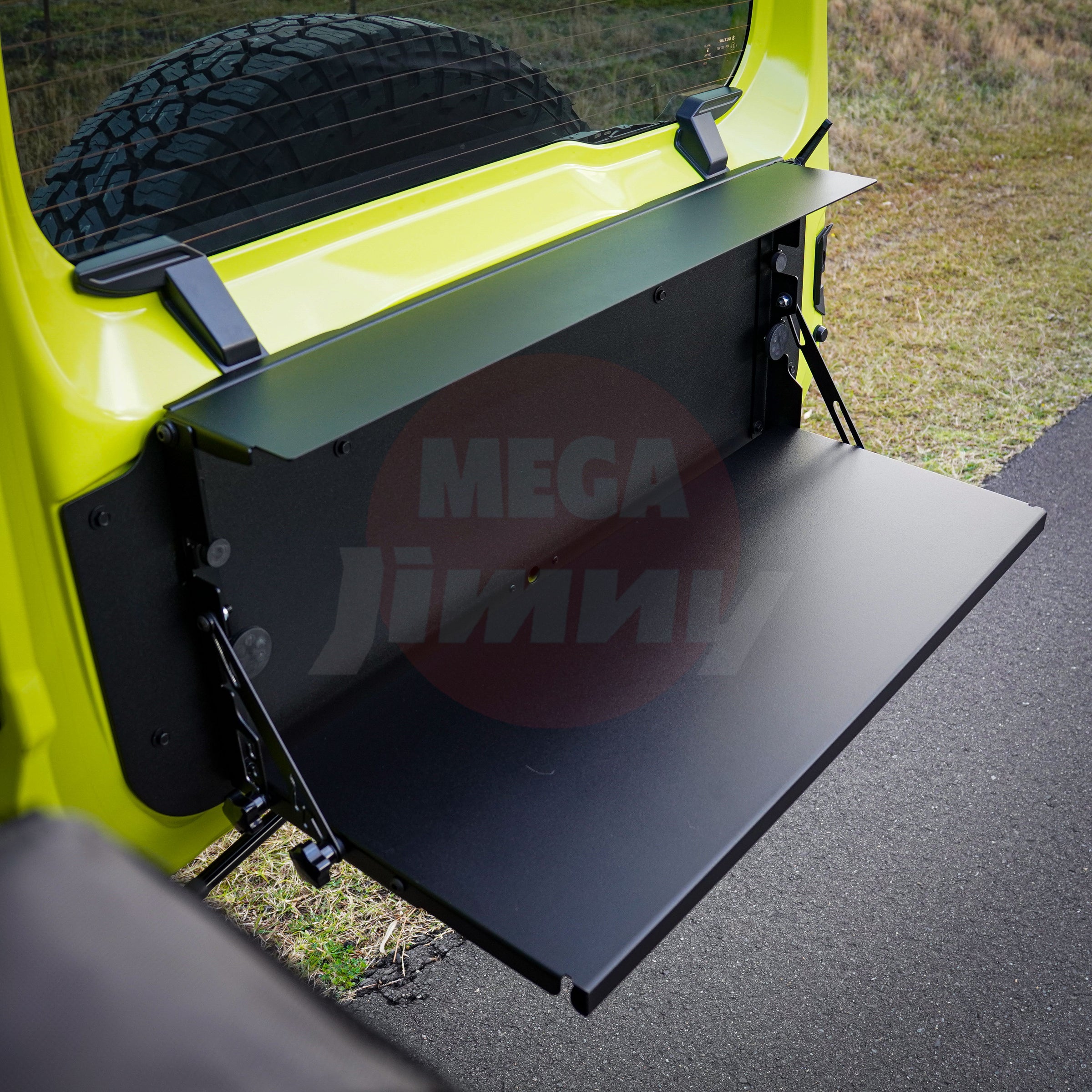 MG-X Dual Layer Tailgate Drop Down Table (JB74/JC74 Jimny) – Mega Jimny ...
