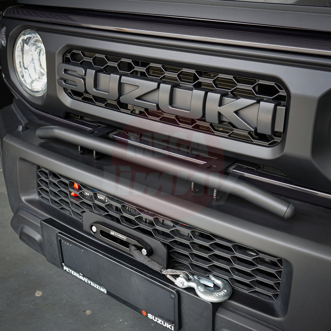MG-X Front Hidden Winch Mount (JB74/JC74 Jimny) – Mega Jimny PTY LTD