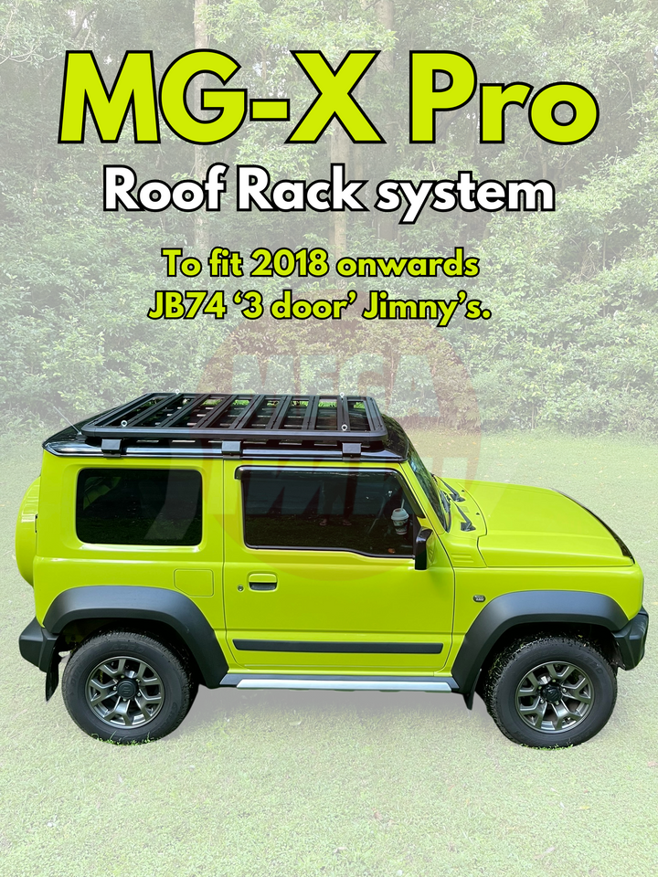 MG-X Pro Roof Rack System (JB74 Jimny) – Mega Jimny PTY LTD