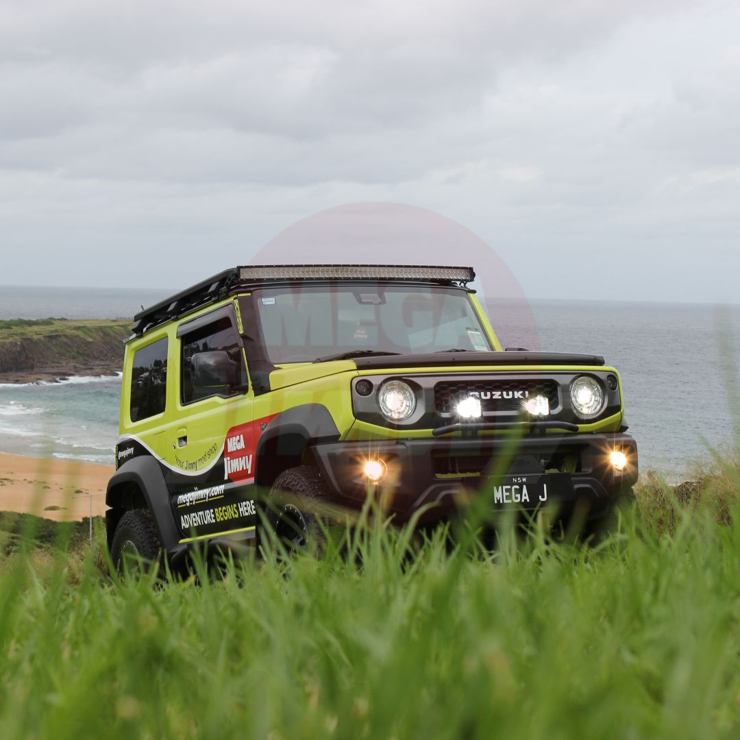 MG-X Front Light Bar Mount Kit (JB74/JC74 Jimny) – Mega Jimny PTY LTD