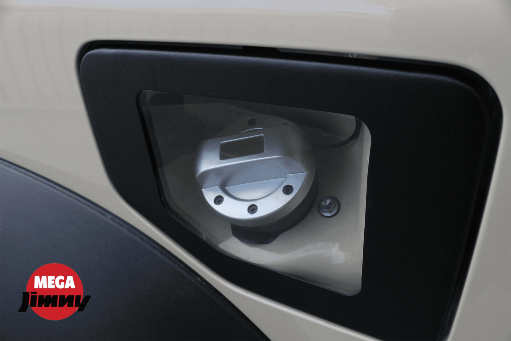 Glass Lid Fuel Door & Silver fuel cap – MegaJimny